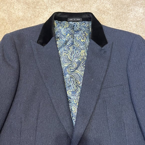 Bachrach | Suits & Blazers | Bachrach Blazer Size 38r Mens Navy Blue ...